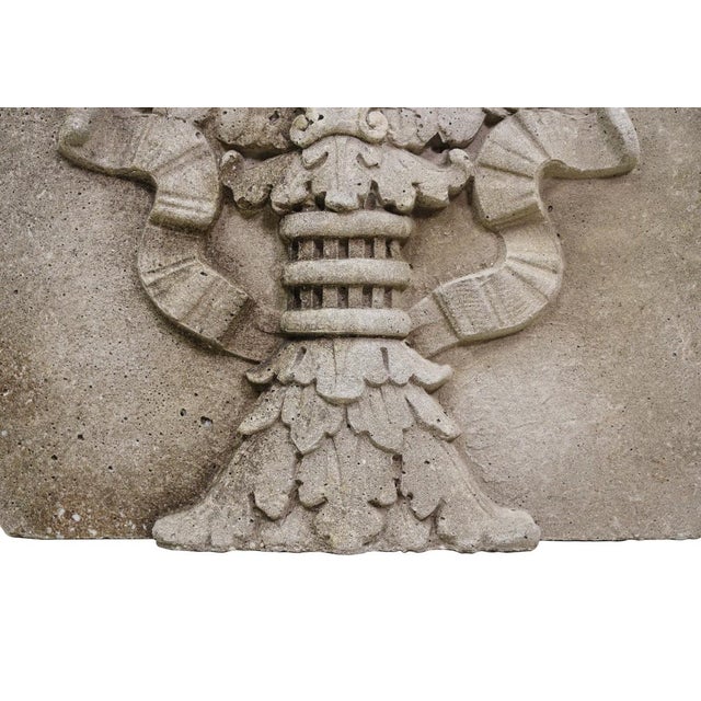Mid 20th Century High Relief Cast Concrete Angel Architectural Stone ...