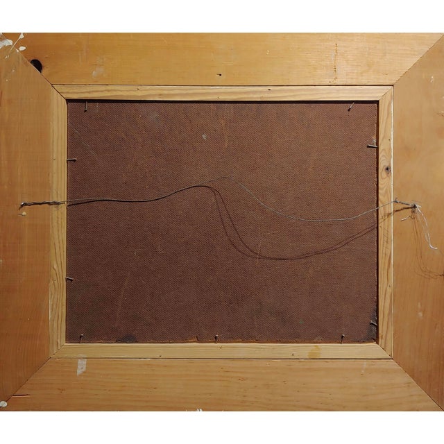 Harold Stephenson - Woman at an Hollywood Bar - Oil Painting C.1960s ...