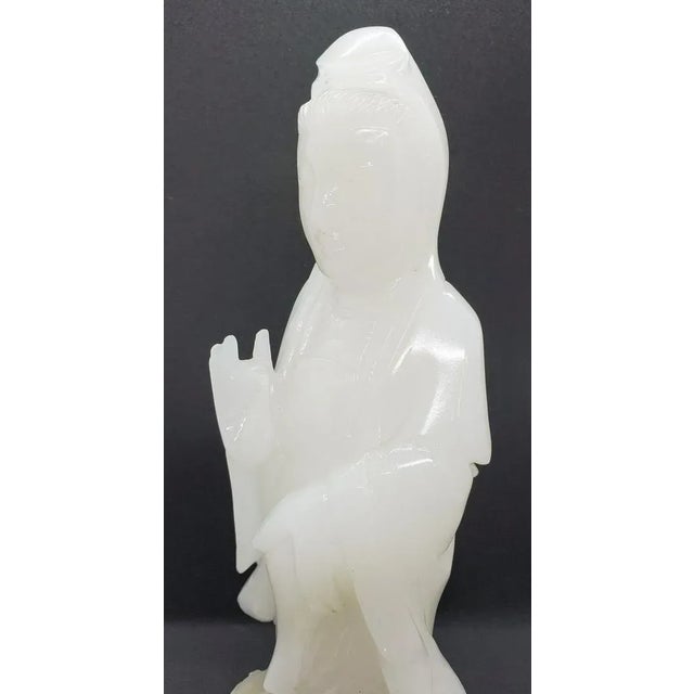 1980s Asian Stone Priestess Statue | Chairish