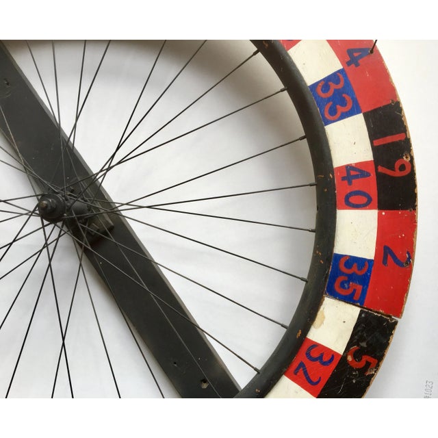 1940s Americana Folk Art Carnival Game Wheel - | Chairish