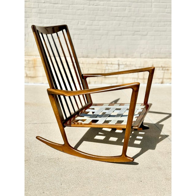 1960s Danish Modern Kofod Larsen for Selig Rocking Chair | Chairish