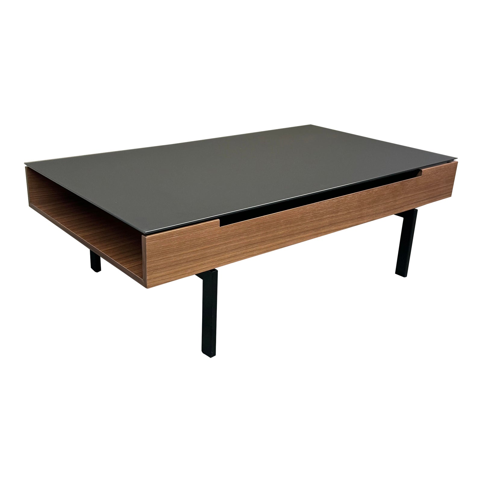 Bdi New Reveal Walnut Lift Coffee Table | Chairish