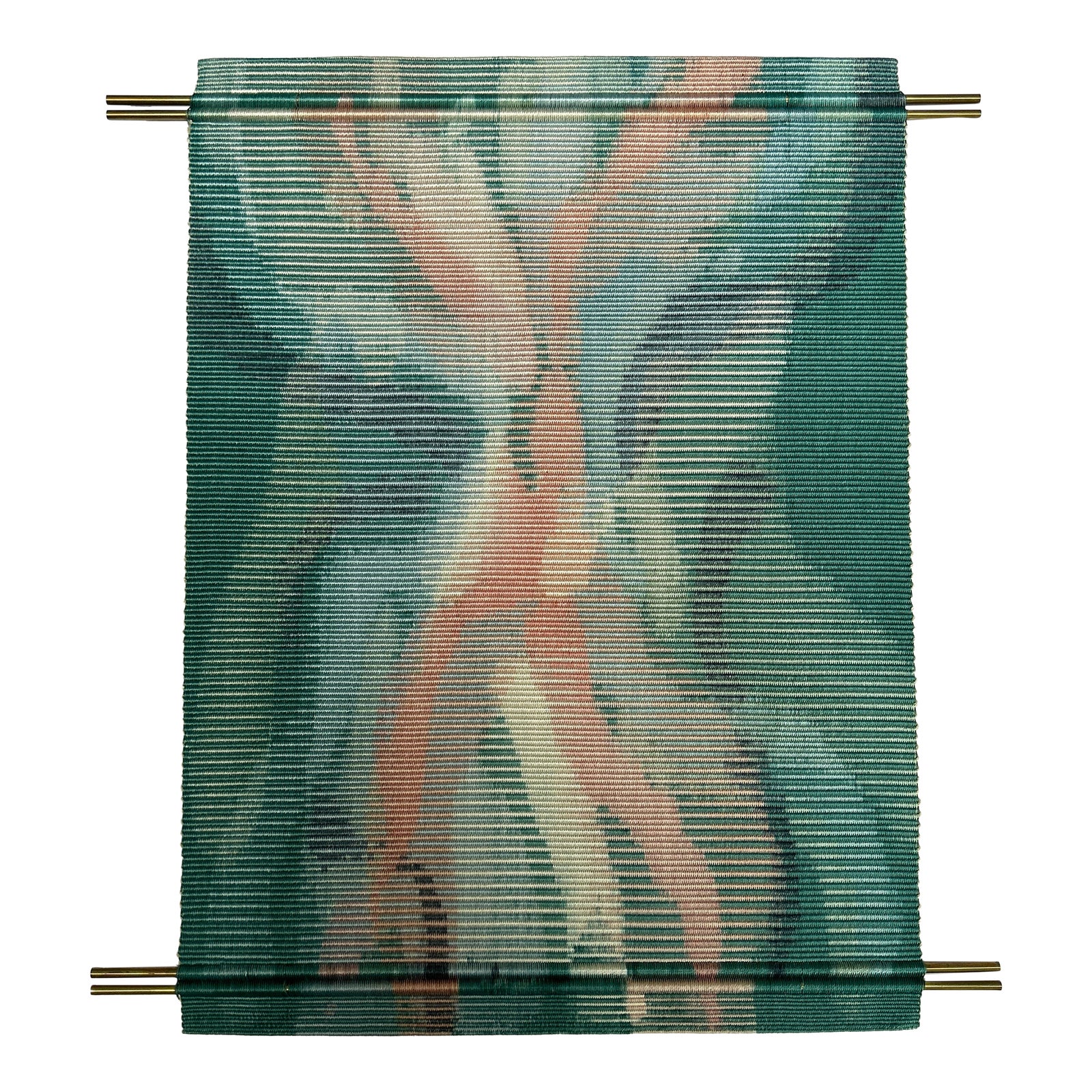 1980’s Original Abstract Dancing Figures Woven Tapestry | Chairish