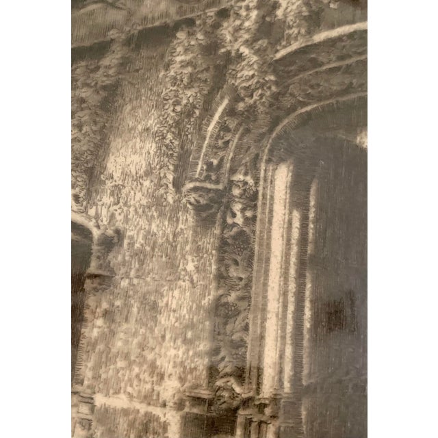 Antique 1920’s Architectural Etching ‘Archway’ by French Artist Lucy ...