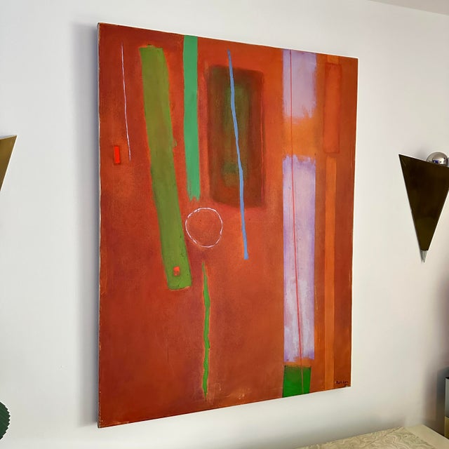 Late 20th Century Abstract Expressionist Painting by Ruth Katz (1925 ...