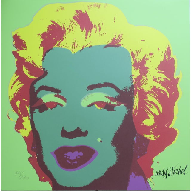 1986 Andy Warhol Marylin Monroe Lithograph Edition Cmoa Carnegie Museum ...
