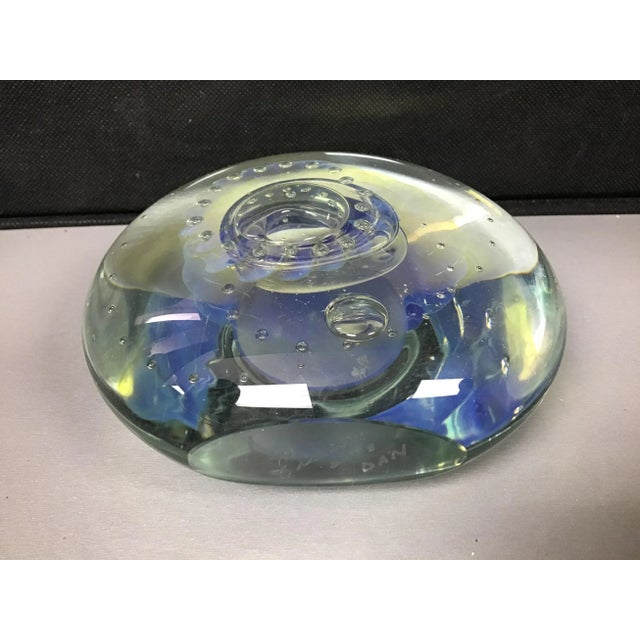 Robert Eickholt Art Glass Paperweight | Chairish