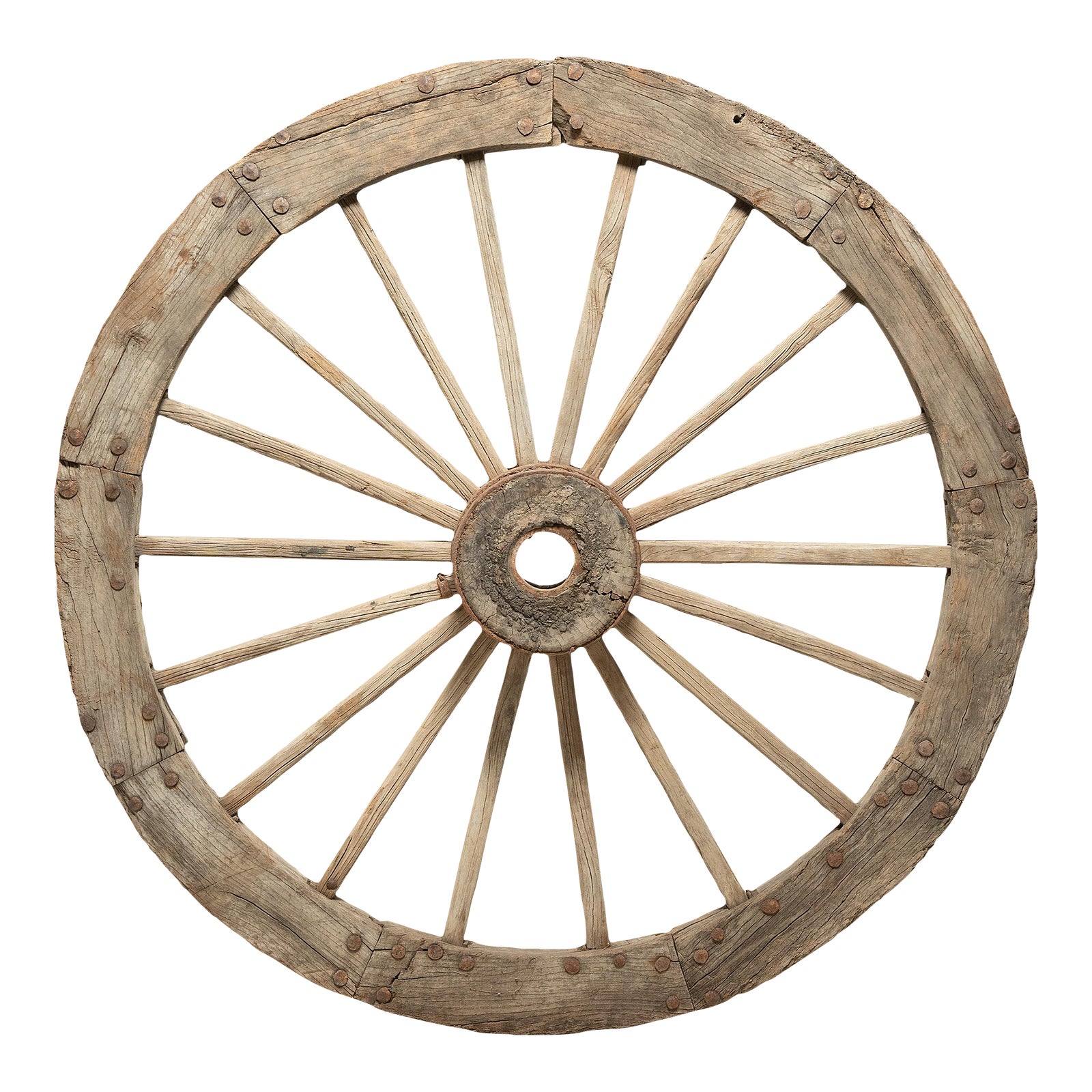 Chinese Monumental Mill Wheel, C. 1900 | Chairish