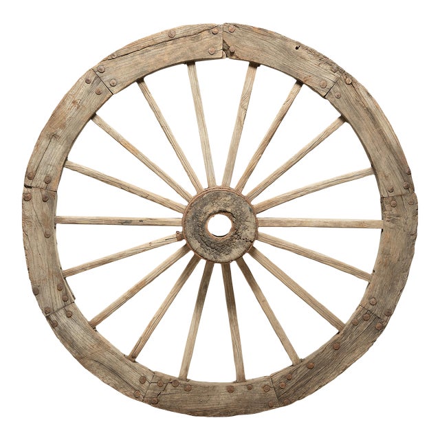 Chinese Monumental Mill Wheel, C. 1900 | Chairish