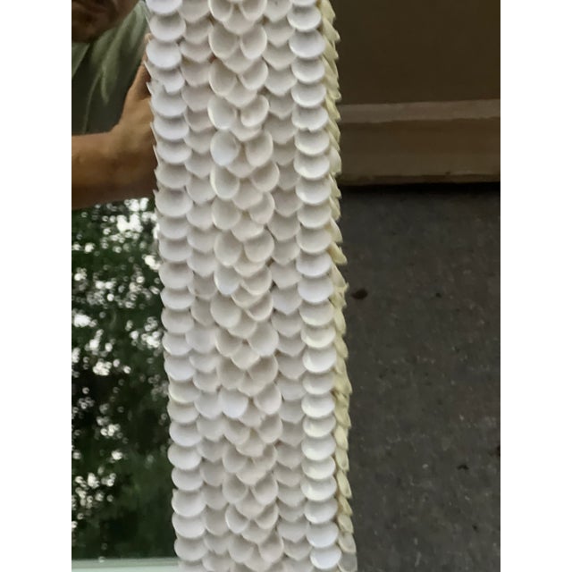 1970s Large Shell Mirror | Chairish