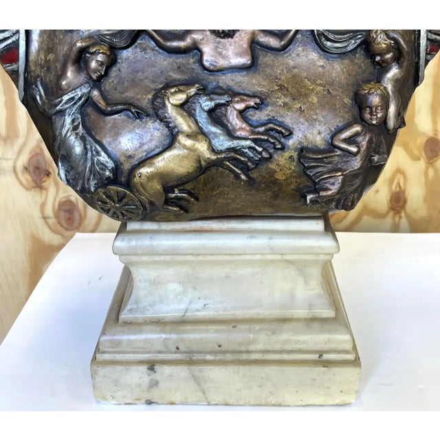 After the Antique Polychromed Bronze Bust of the Prima Porta Augustus ...