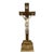 Early 20th Century Antique German Folk Art Carved Cross With Porcelain ...