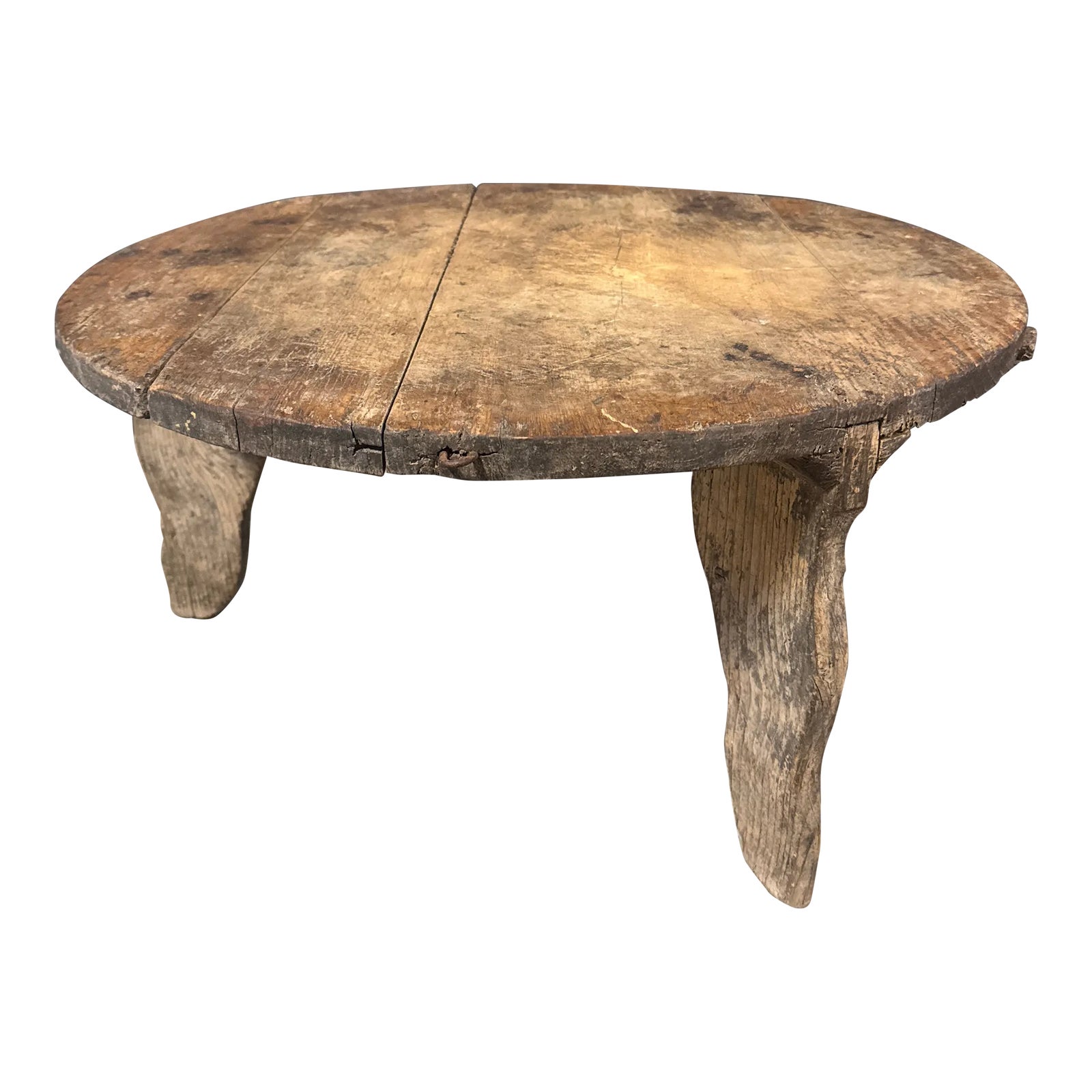 19th Century European Rustic Coffee Table | Chairish