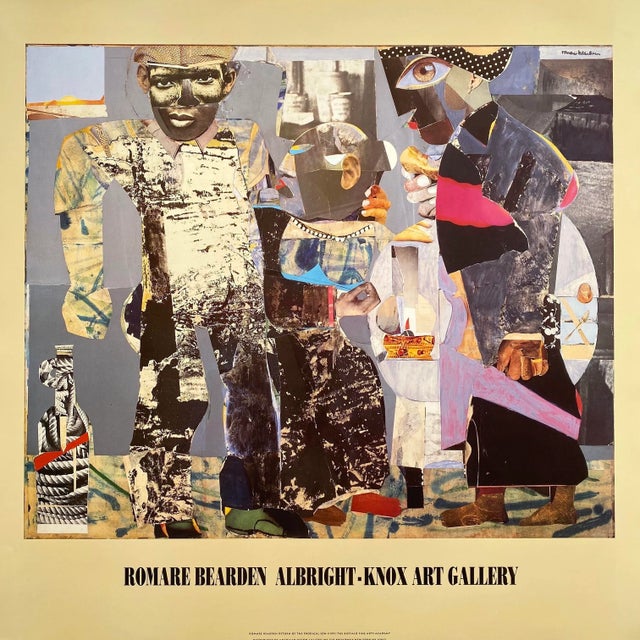 Romare Bearden Vintage 1991 Lithograph Print Museum Poster " Return of ...
