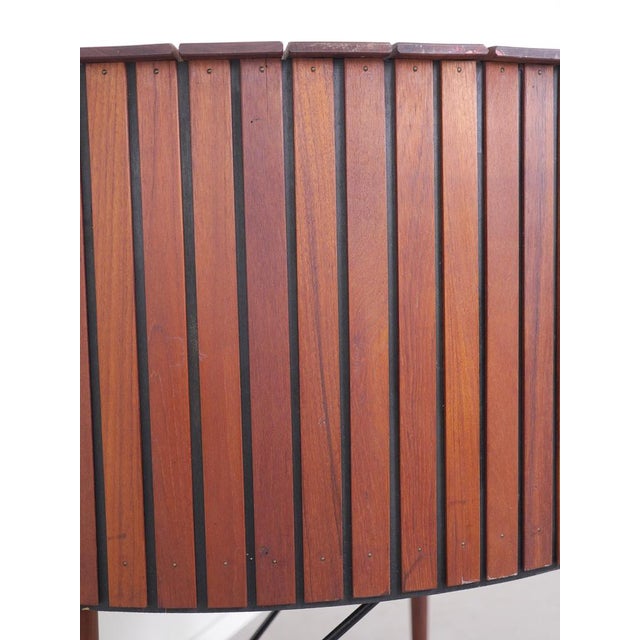 Semicircular Teak Home Bar from Sika Møbler, 1960s | Chairish