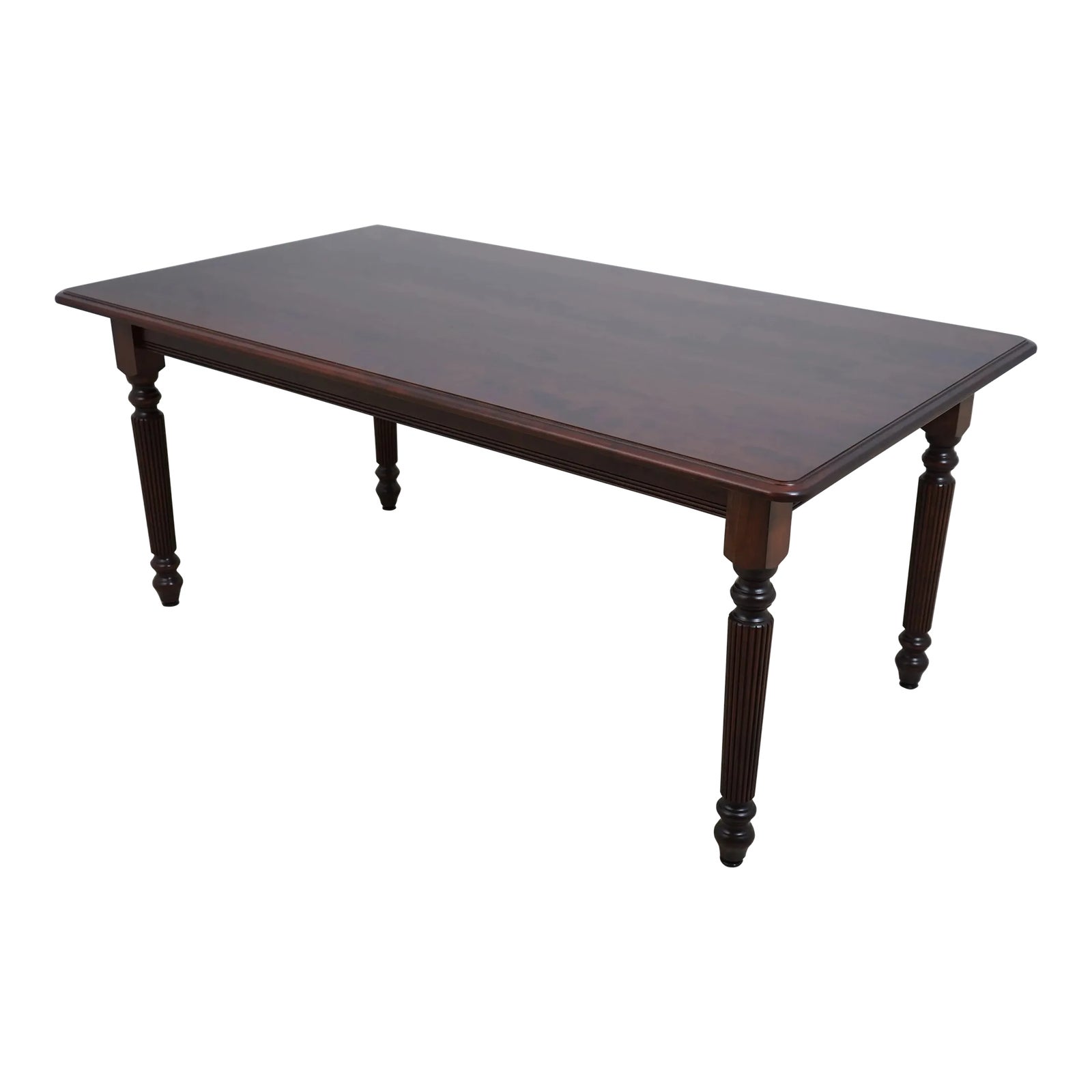 Keystone Sheraton Style Cherry Dining Room Table | Chairish
