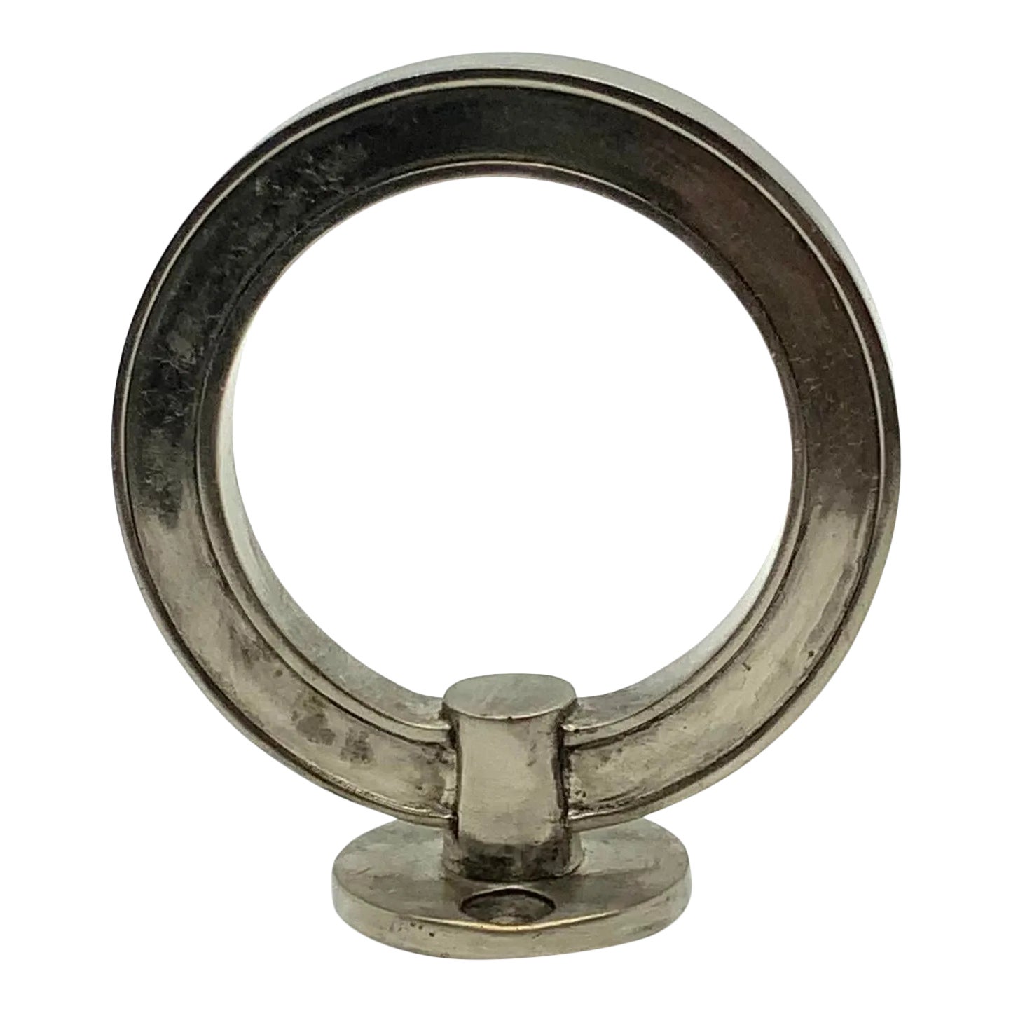 Hickory Chair Large Ring Pull in Nickel | Chairish