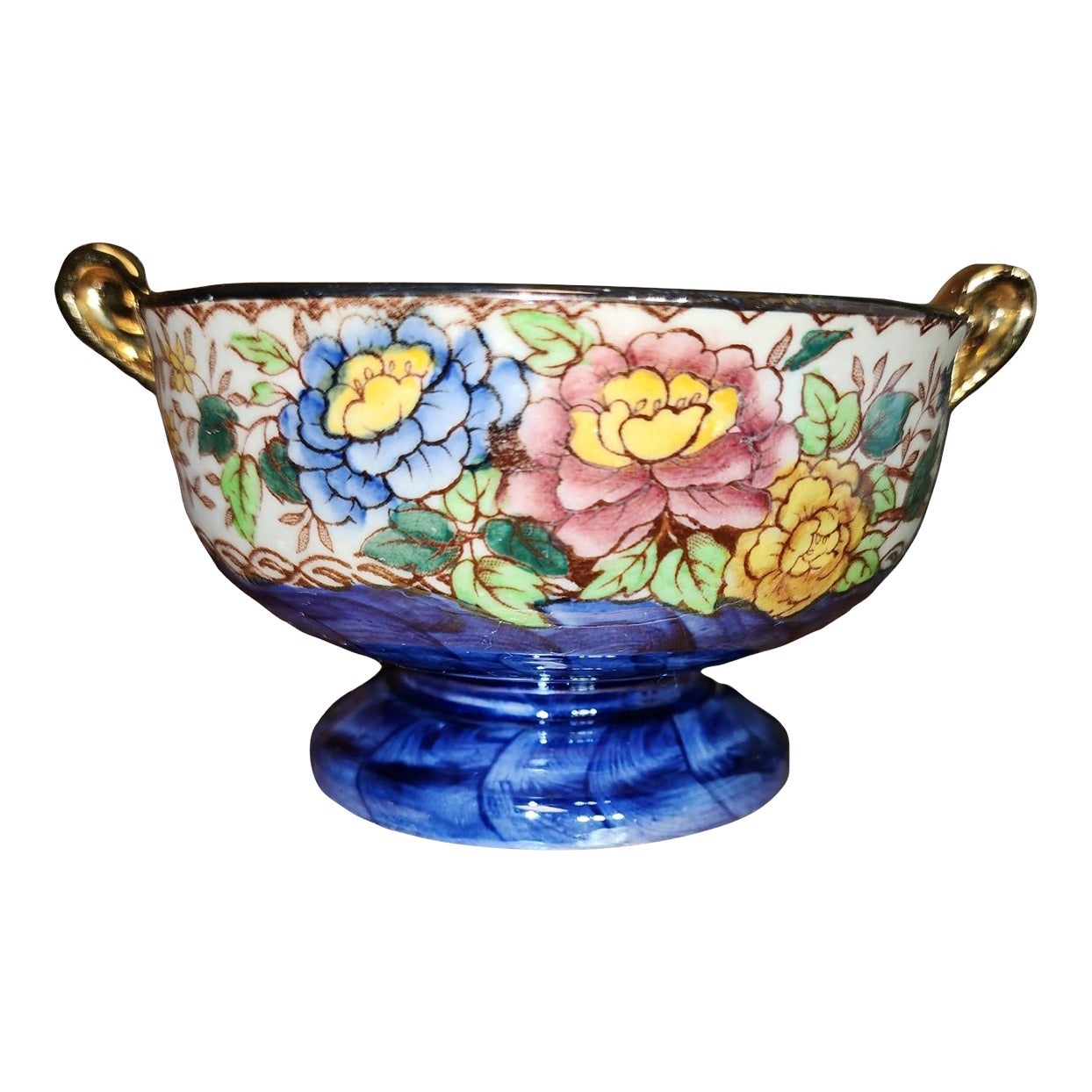 1930s Maling Lustre Ware Candy Dish | Chairish