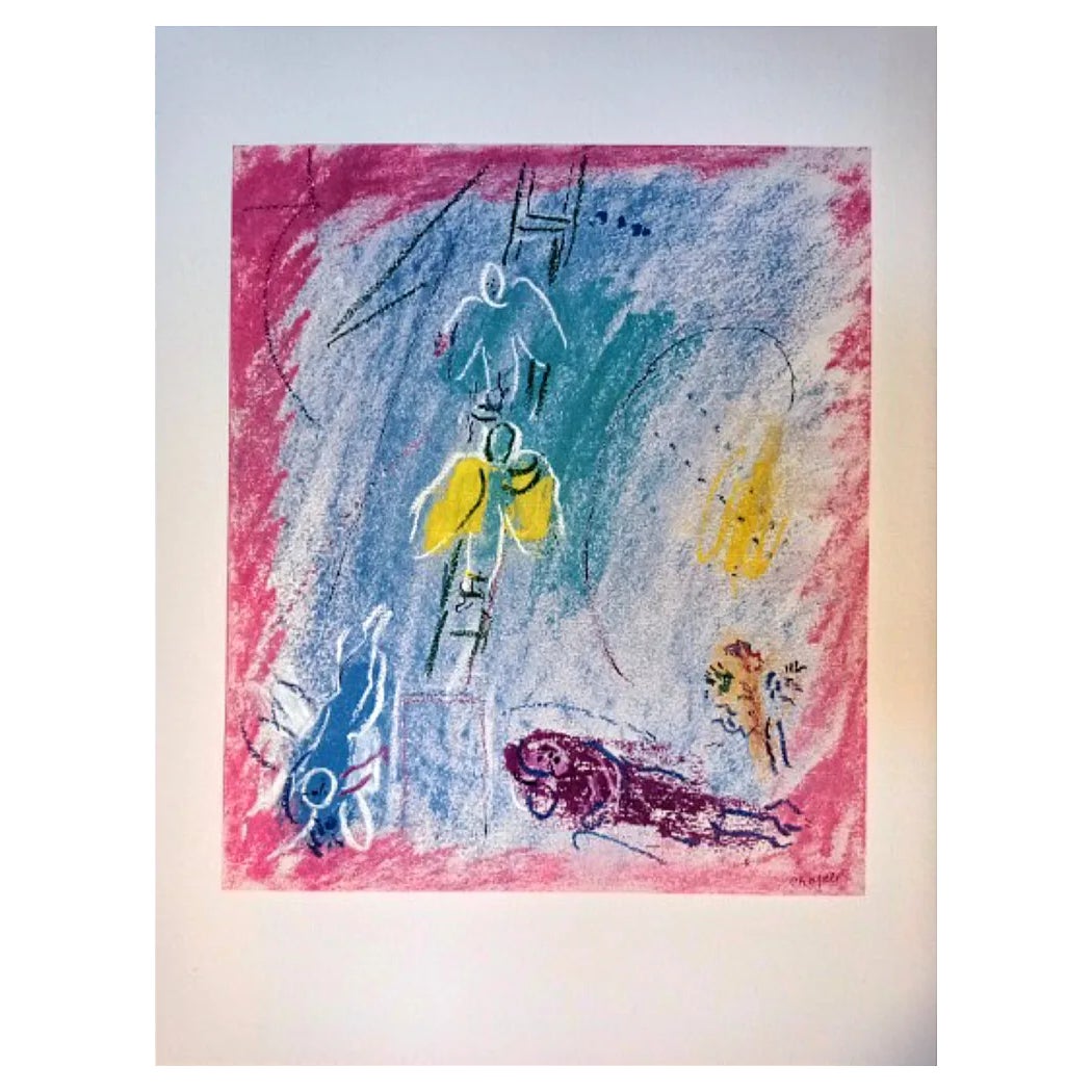 Marc Chagall, Jacob's Dream, 1986, Lithograph | Chairish