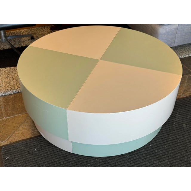 1990's Peter Gutkin Postmodern Formica Coffee Table | Chairish