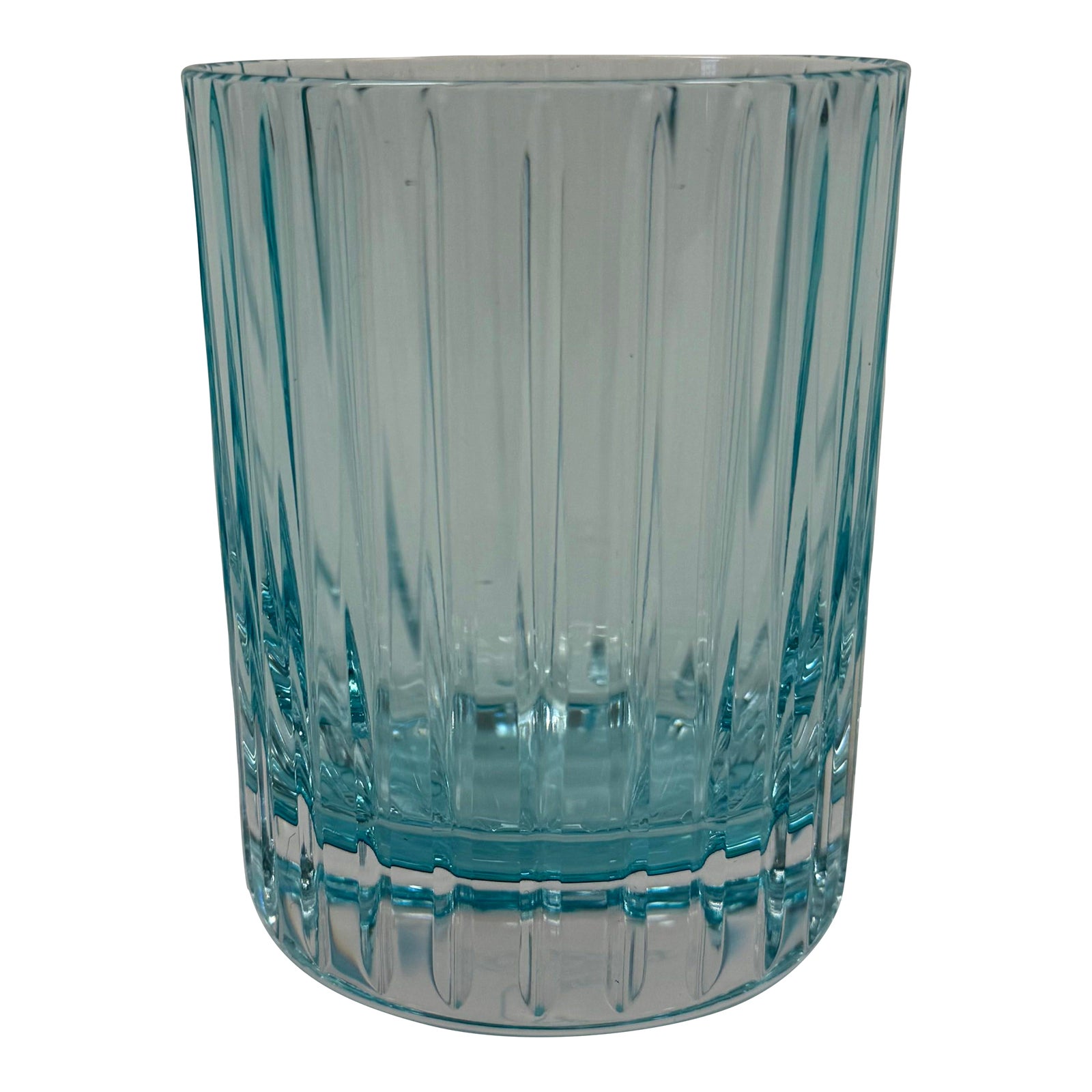 Blue Baccarat Cocktail Glasses - Set of 4 | Chairish