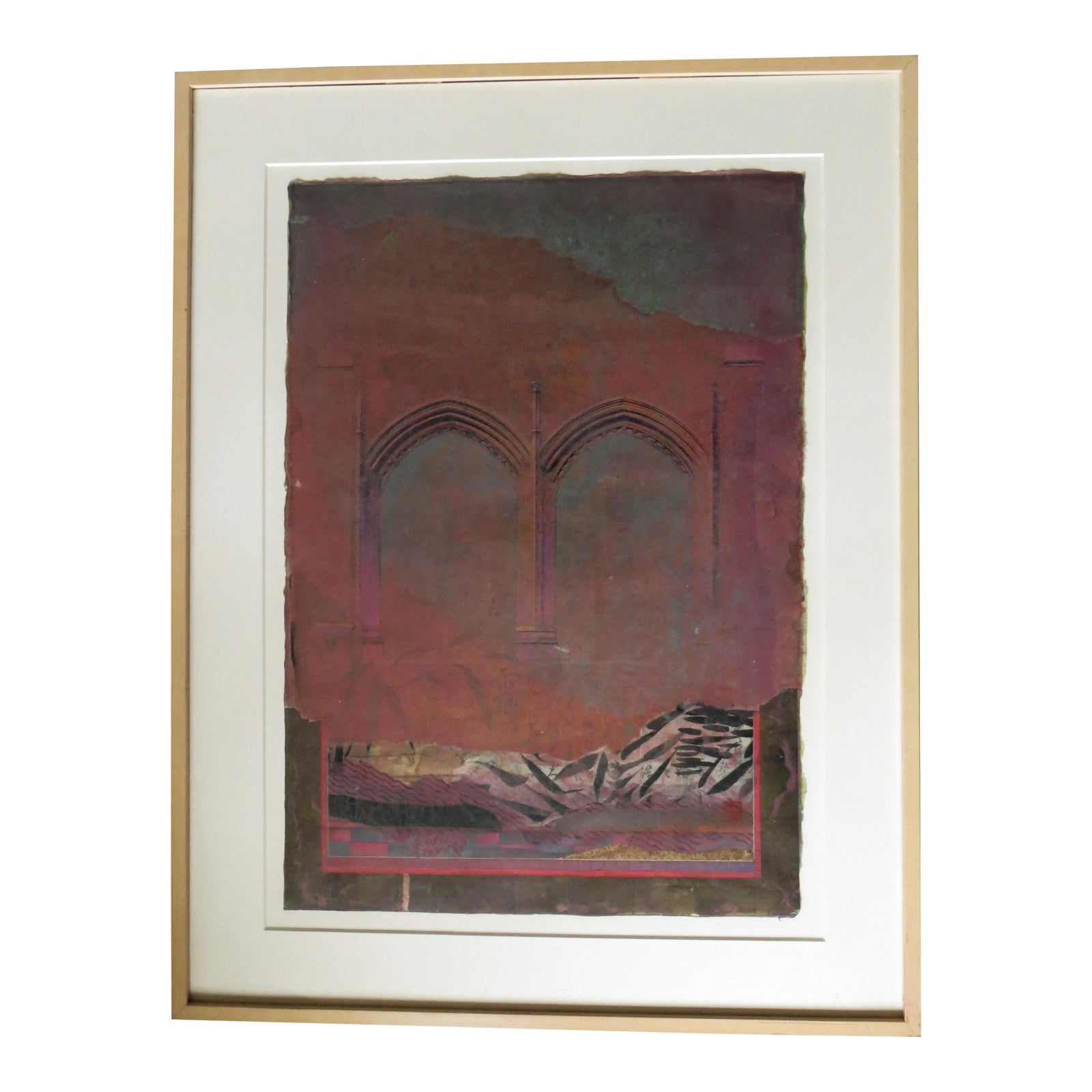 Donald Farnsworth Work on Paper - Counterpoint Gothic VI | Chairish