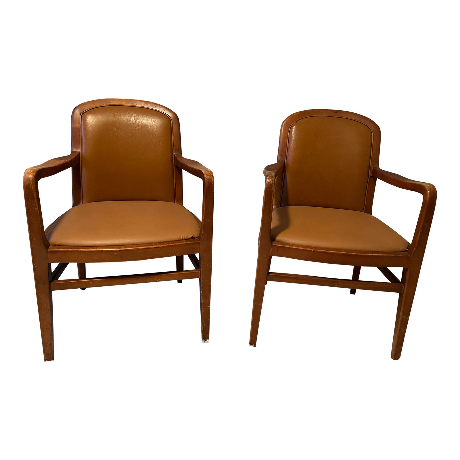1970s Pair of Jack Lenor Larson Lounge Chairs | Chairish