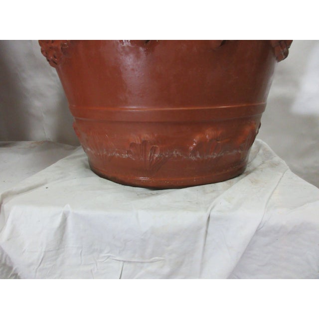 Large Italian Garden Pots - Set of 2 | Chairish