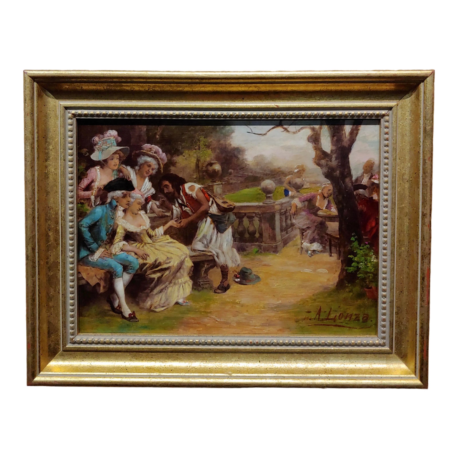 Antonio Lonza -The Fortune Teller to the Aristocratic Woman-19th ...