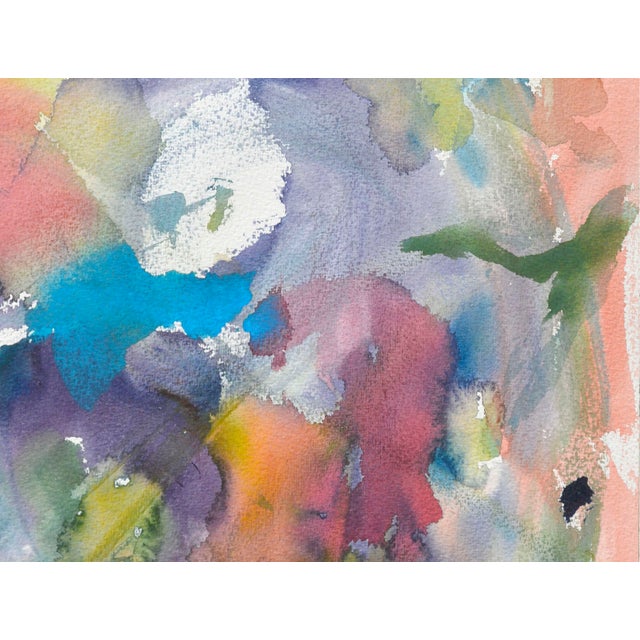 Colorful Abstract Expressionist Watercolor Painting by Les Anderson ...