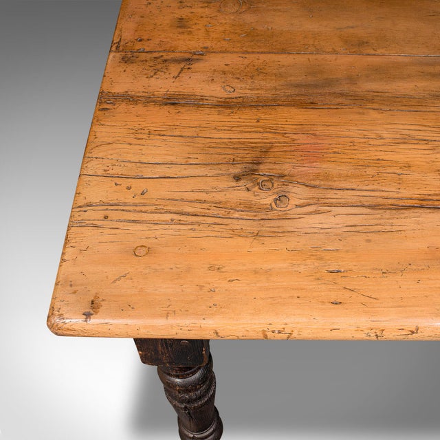 1870's Antique Plank Top Mill Table | Chairish