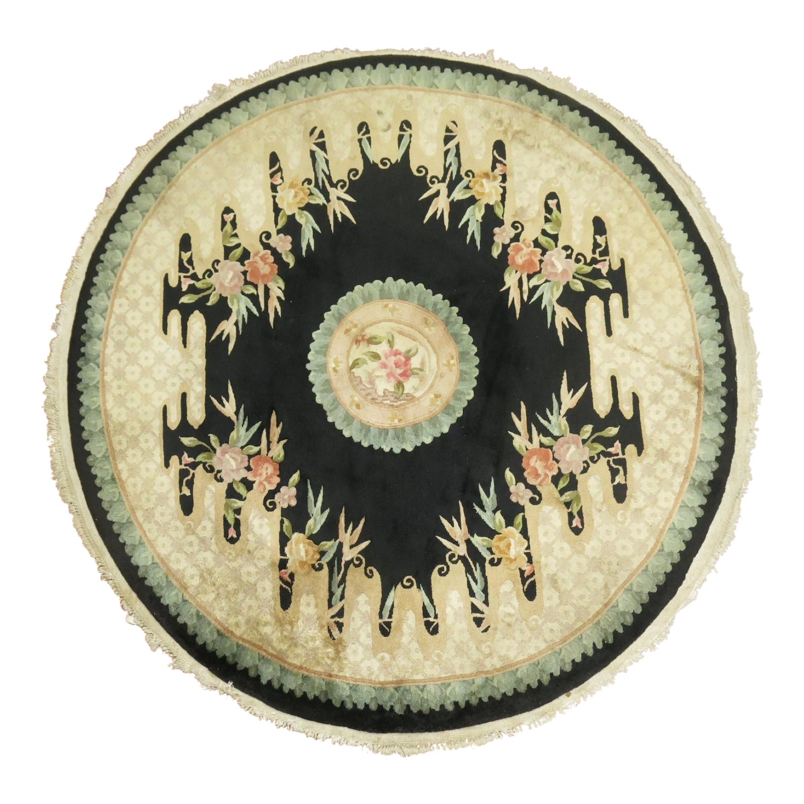 Vintage Round Rug | Chairish