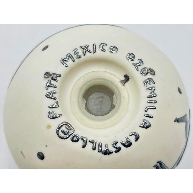 1980s Emilia Castillo Pure Silver & Porcelain Salt & Pepper Shakers ...