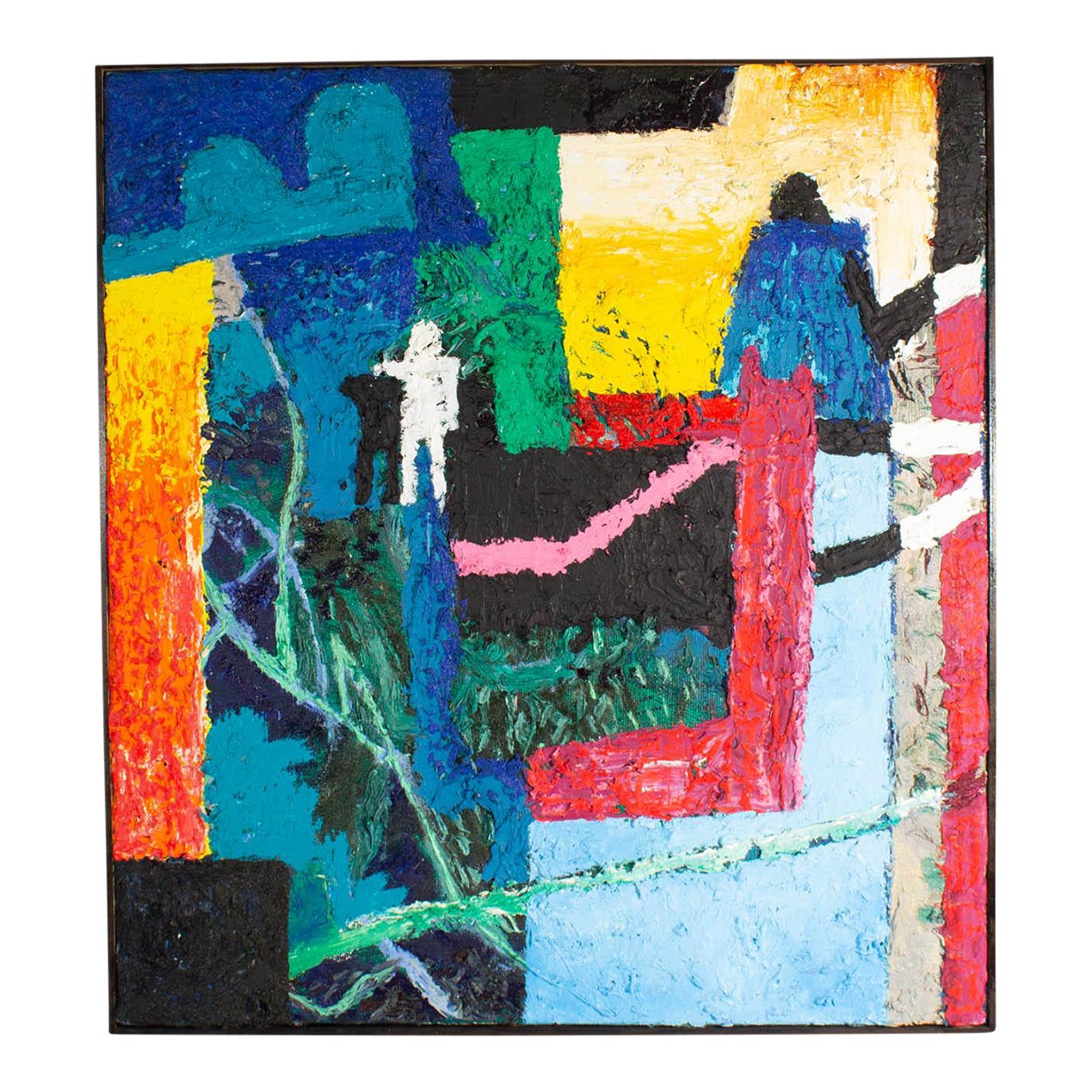 2022 “Tokyo Portal” Oil on Canvas Painting by Willard Johnson | Chairish