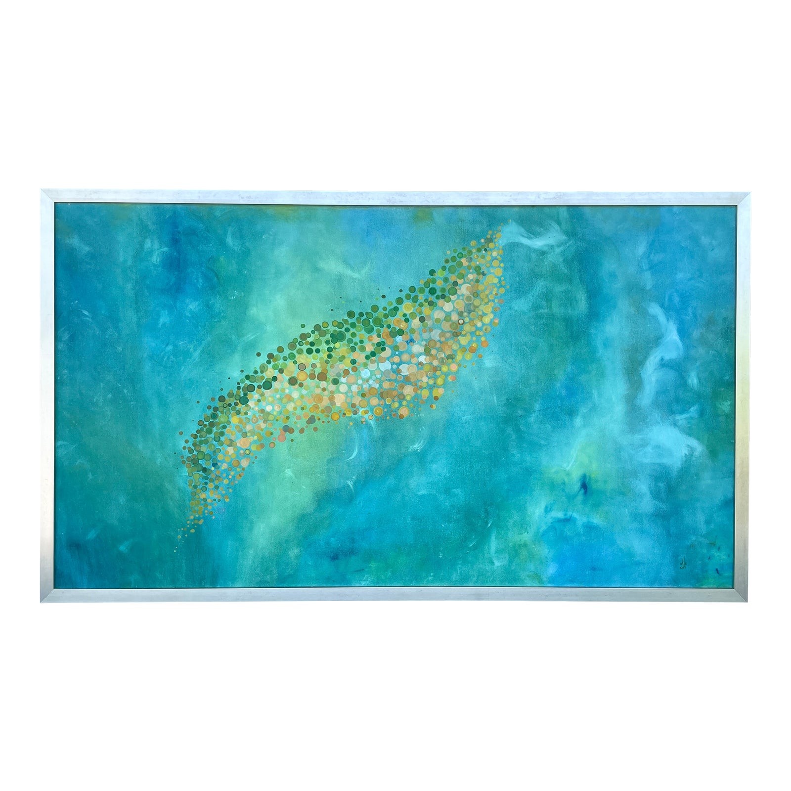 Oversize "Free Flight" Acrylic on Canvas Painting by Callie Danae ...