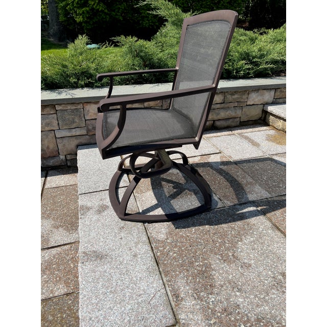 Brown Jordan Coast Parabolic Swivel Rocker | Chairish