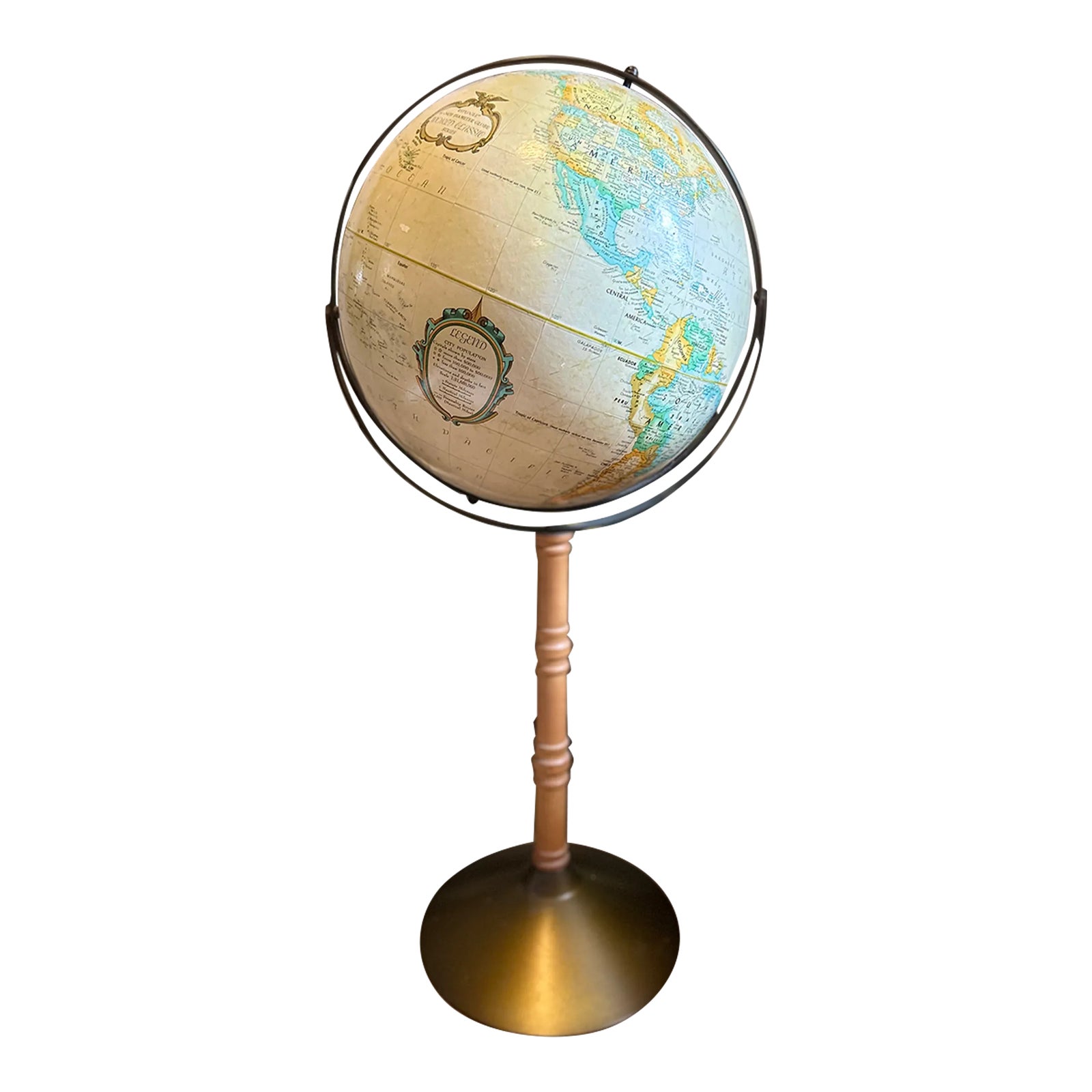 Cotswold Collection - Vintage Standing Globe by Replogle Globe Co ...