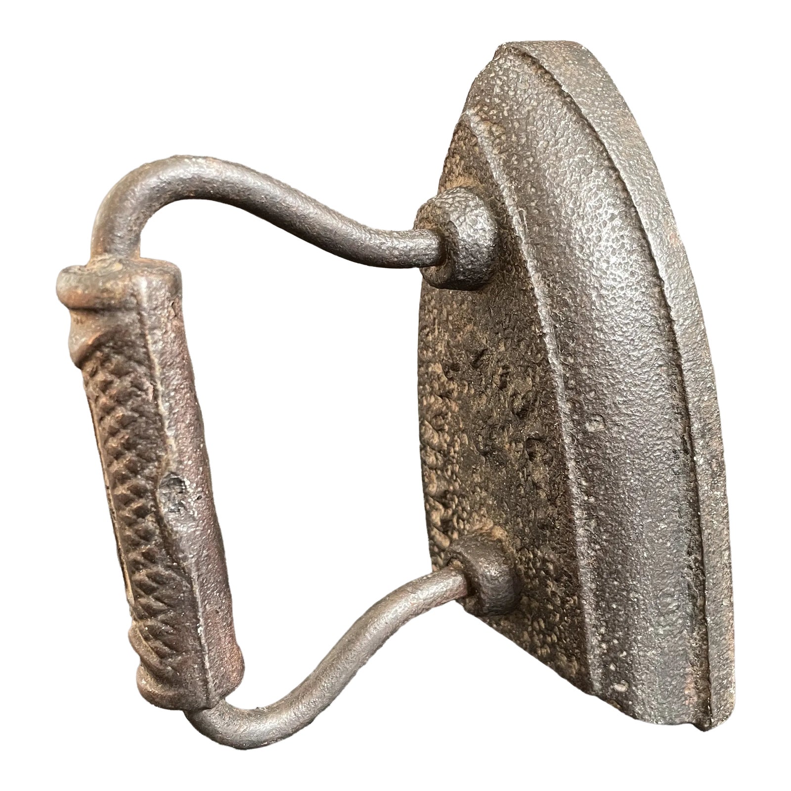 Antique Illinois Iron & Bolt Co Cast Iron #6 Sad Iron - Doorstop | Chairish