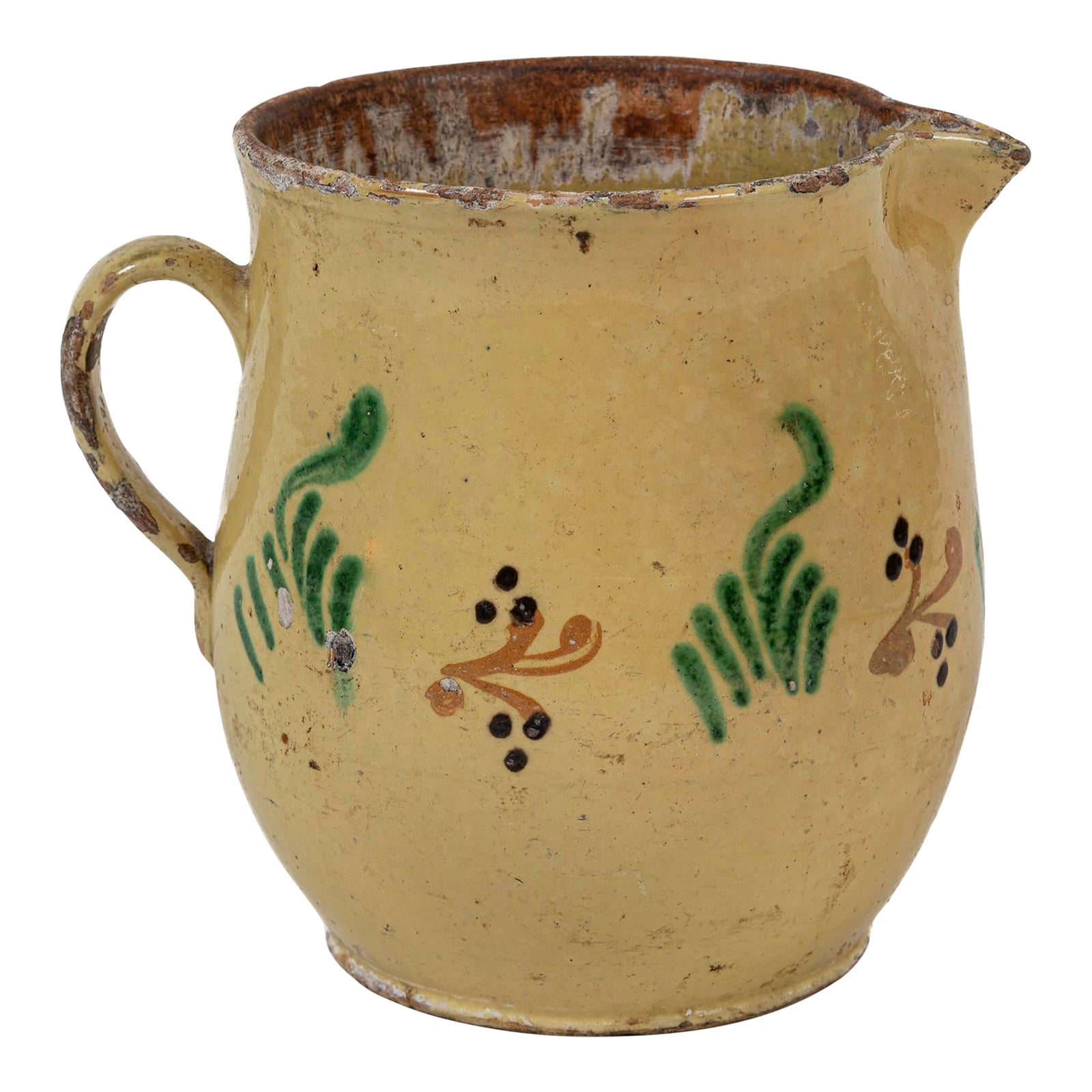 Antique Savoyard Pitcher, France, Late 19th Century | Chairish