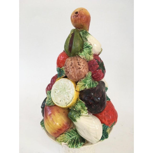 Vintage Fruit and Vegetable Topiary | Chairish