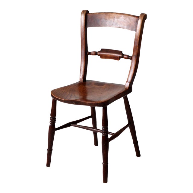 Antique Scroll Back Windsor Chair | Chairish