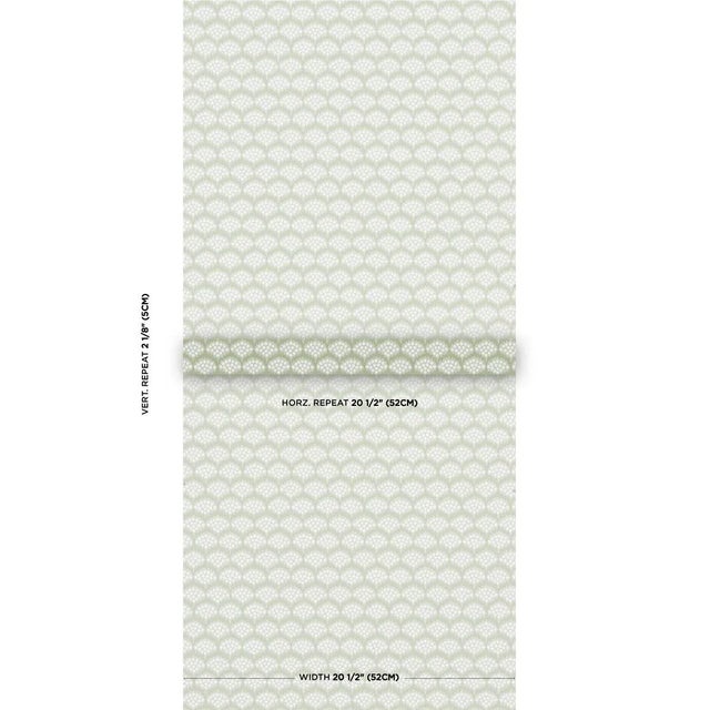 Sample - Schumacher x Neisha Crosland Pollen Wallpaper in Moss | Chairish