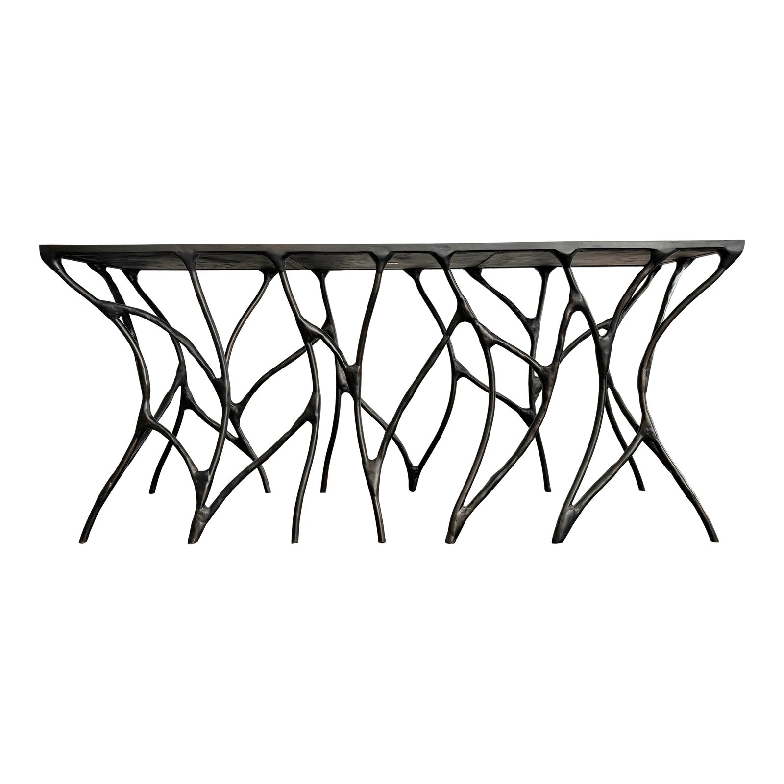 Sculptural Branches Made Goods Aldrich Modernist Console Table in ...