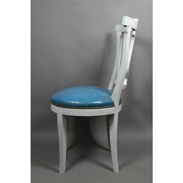 Set of Six Neoclassic Style Painted Dining Chairs | Chairish