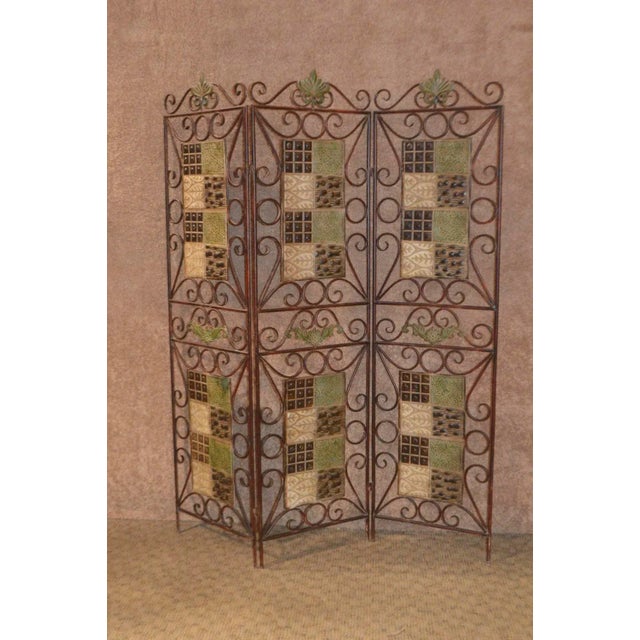 1980s Vintage 3-Panel Folding Screen | Chairish