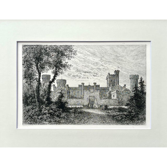Antique French Etching French of Chateau De La Grange Fort by David ...