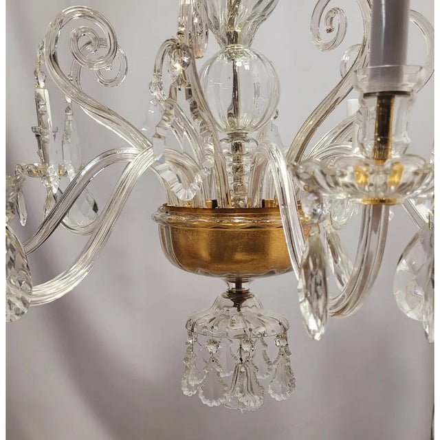 Vintage Crystal Chandelier, 1940s | Chairish