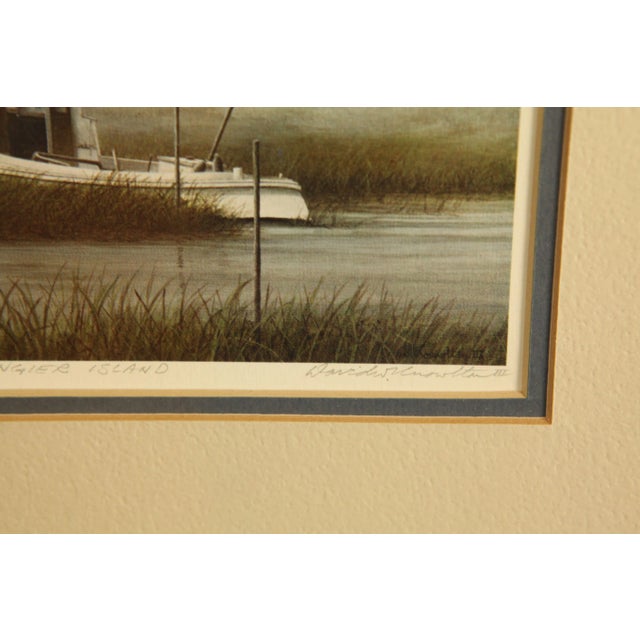David Knowlton III Framed Limited Edition Print "Tangier Island" 374/ ...