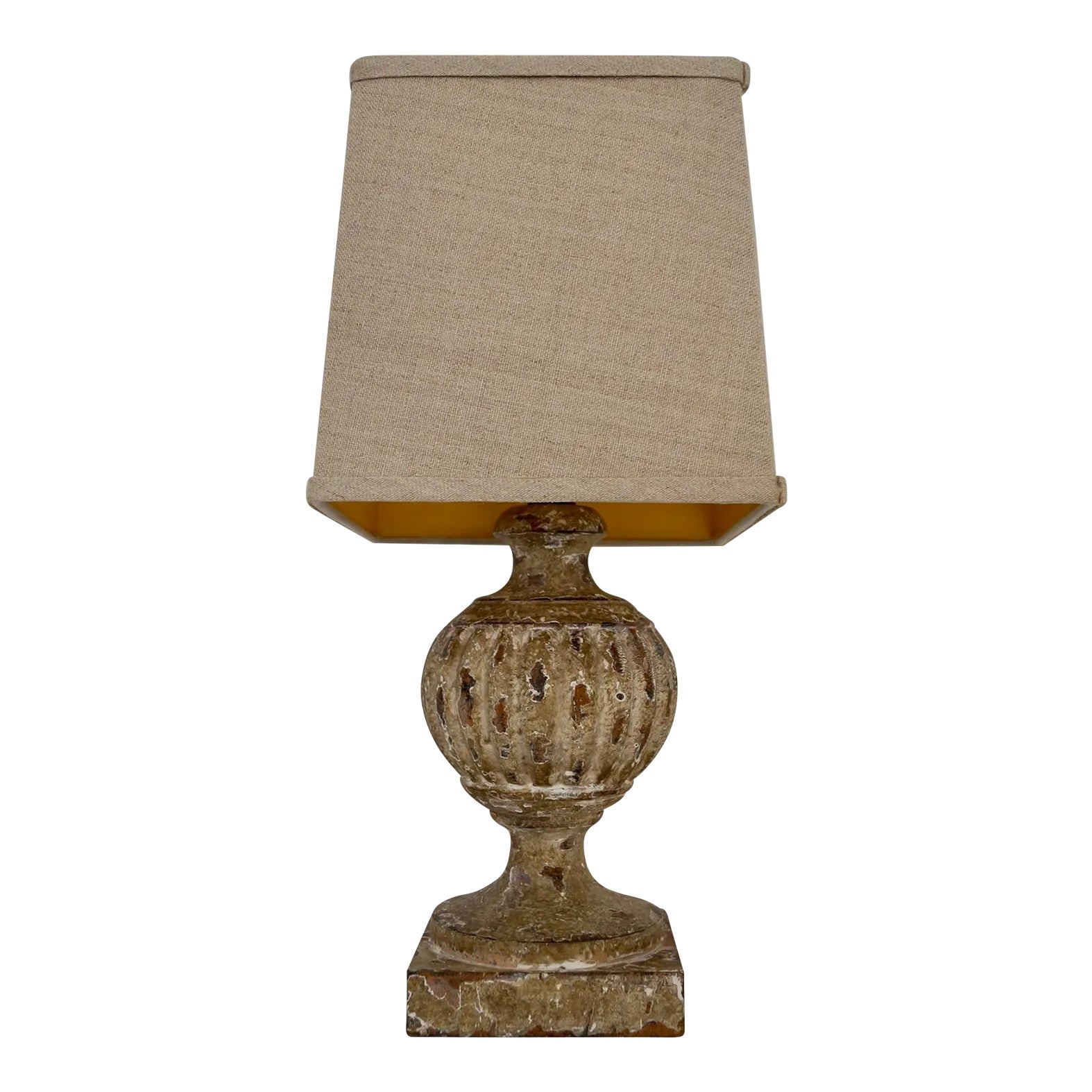Aidan Gray Distressed Old World Table Lamp | Chairish