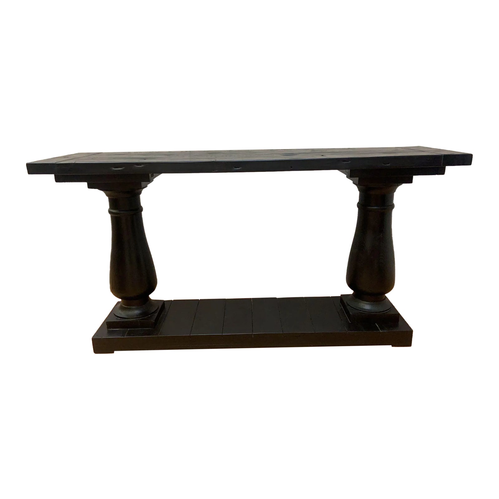 Balustrade console table legs store